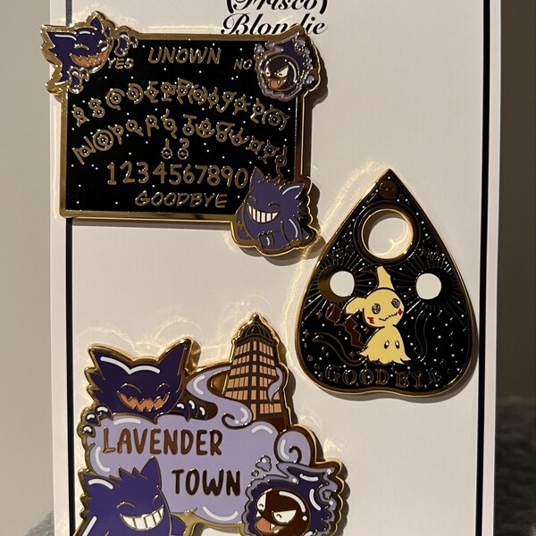 Gengar Ouija Board Enamel Pin - Etsy