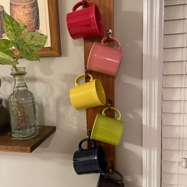 Vertical Mug Rack|space Saver Vertical Mug Holder Rack Apartment Coffee ...