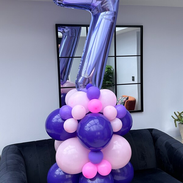 40" Inch Giant Number Foil Balloons Birthday Party Balloon - Etsy UK