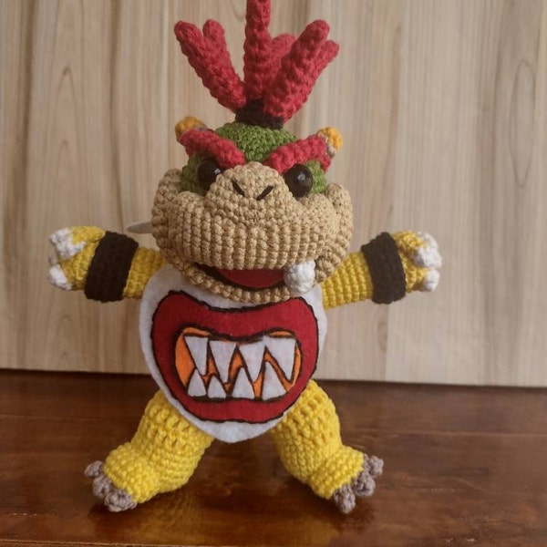 Bowser Jr Crochet Pattern ~ Amigurumi PDF ~ ENGLISH Instructions Only ...