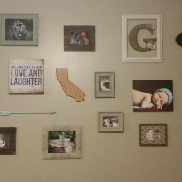 California State ( Medium) Wood Cut Out - Laser Cut - Etsy