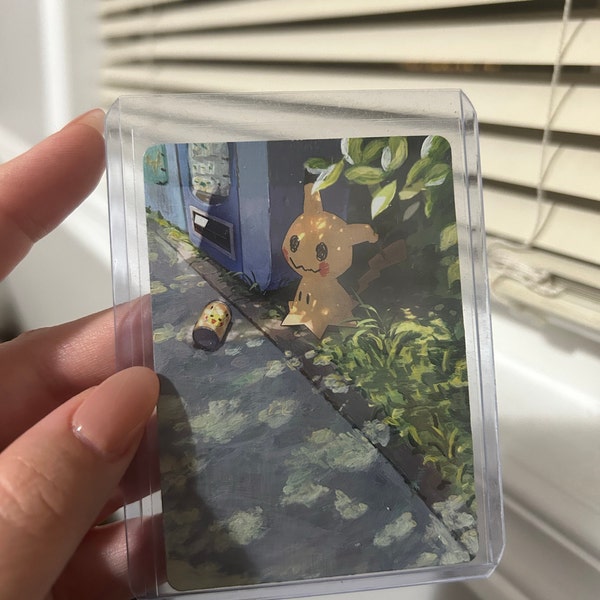 Hand Painted Altered Pokemon Card - Etsy