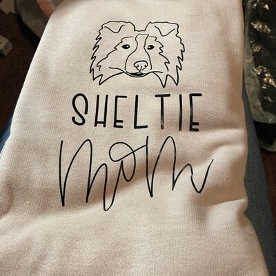 Sheltie Mom SVG, Dog Mom SVG, Sheltie Svg, Hand Lettered SVG, Dog Svg ...