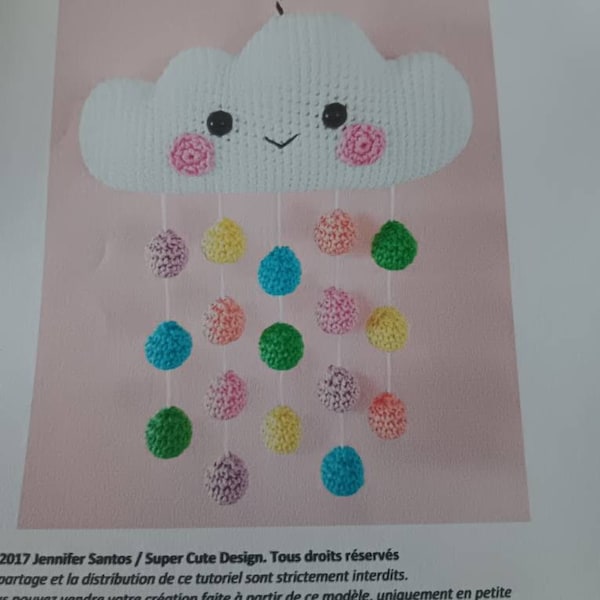 Cloud Mobile PDF Pattern, Crochet, Amigurumi - Etsy