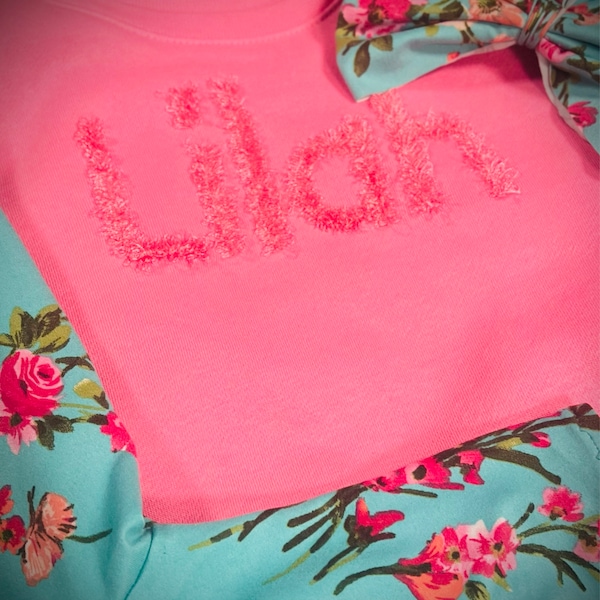 Cute Fluffy Fringed FONT Machine Embroidery Designs in Assorted Sizes ...