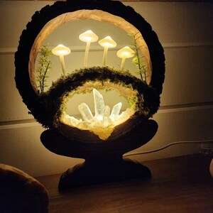 Tree Elf Crystal Lamp Groot Amethyst Natural Crystal Lamp - Etsy