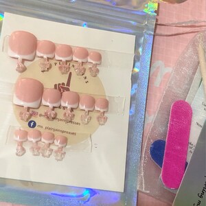 Thick Lined French Toenail Presson Set French Presson Set Shape Options ...