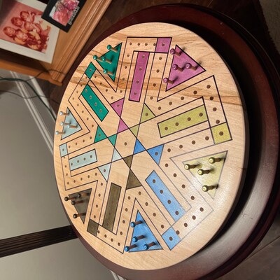 Fast Track 18 or 24 Maple amishcountry Game Board W/cards ...