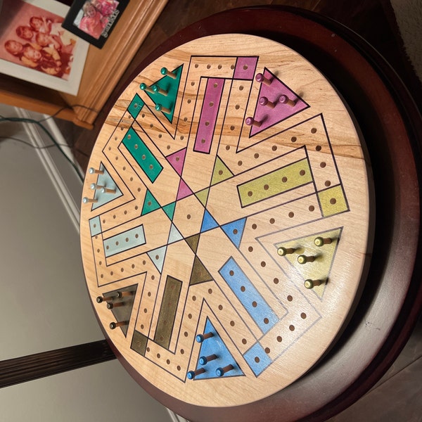 Fast Track (18" or 24") Maple (amishcountry) Game Board W/cards ...