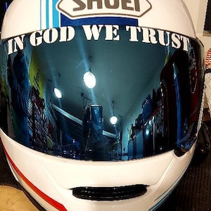 Custom Helmet Visor Decals 2-pack - Etsy