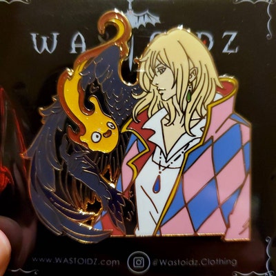 Wizard Hard Enamel Pin Flame Anime Manga - Etsy