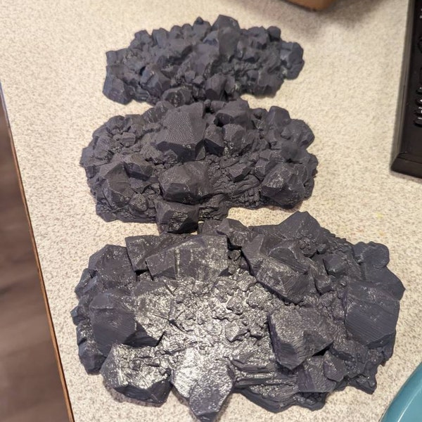 Shadowfey Jagged Rocks Scatter Dnd Miniature Terrain for Dungeons and ...