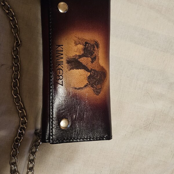 Chain Wallet-personalized for Free With Initials-names-graphics or ...