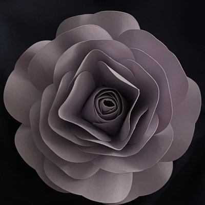 SVG Paper Rose Flower Template 50 Paper Rose Rose Template - Etsy