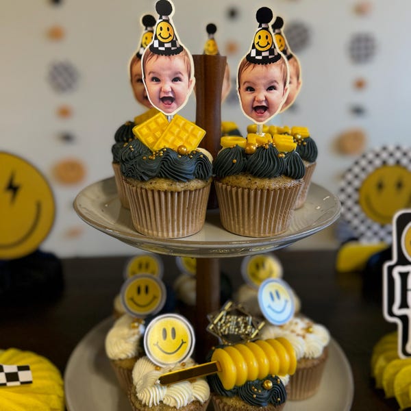 CUSTOM HEAD Birthday Confetti, Custom Birthday Photo Decorations, Face ...