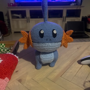 Mudkip Crochet Pattern Amigurumi PDF Patterns ENGLISH Instructions Only ...