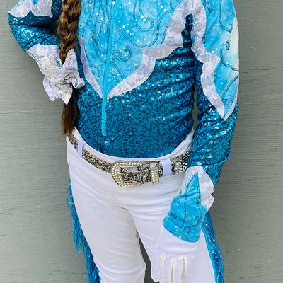 Turquoise Rider Arena Rodeo Queen Shirt Size Child 5/6 Adult Xlarge - Etsy