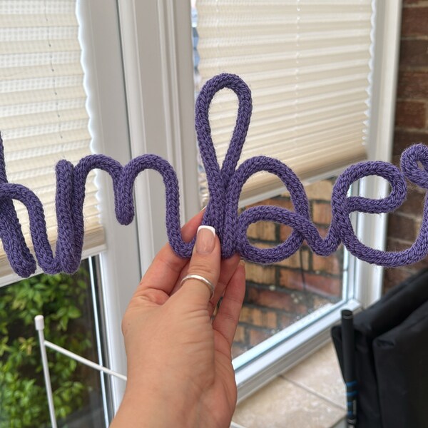 BUNDLE: Alphabet Letter Template Numbers Template Knitted Wire Art ...