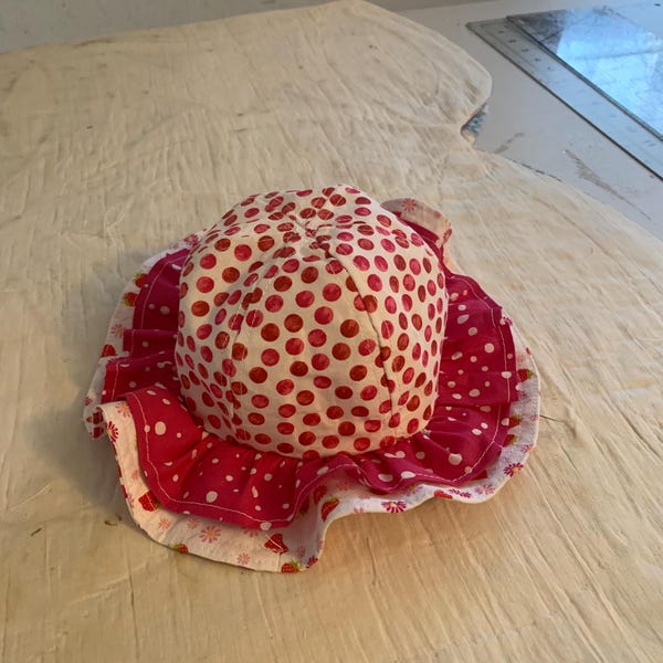 Sun Hat Pattern, PDF Sewing Pattern, Beach Hat Pattern, Child Hat ...