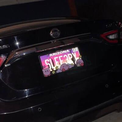 Dreamy Poyo Cute License Plate Frame - Etsy