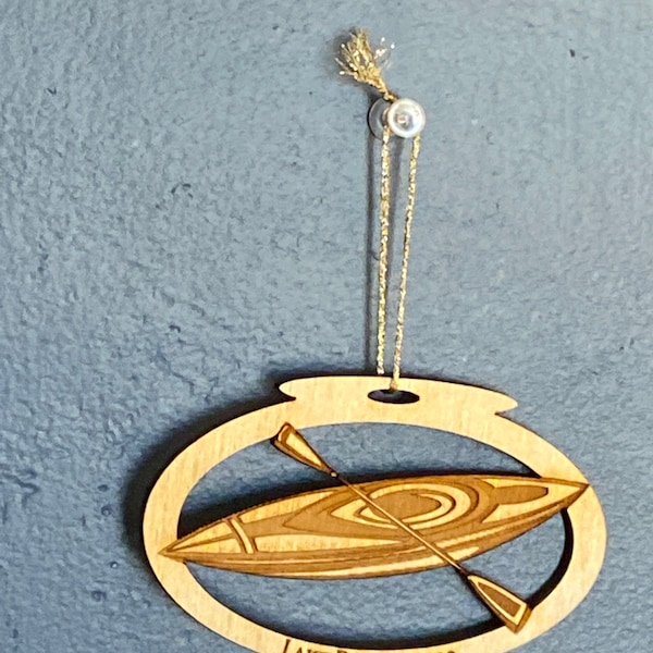 Personalized Kayak Ornament - Kayaking Ornament - Kayak Christmas ...