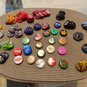 Collage Fish Beer Cap Art Colorful Unique Wall Art. Gorgeous - Etsy