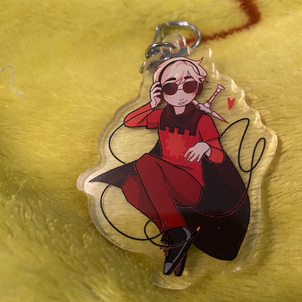 The Striders | Homestuck Acrylic Keychain Charms (dave & Dirk Strider ...