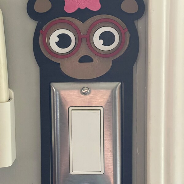 Master Bundle - Zoo Animal Light Switch Decor - 15 Designs - Laser ...