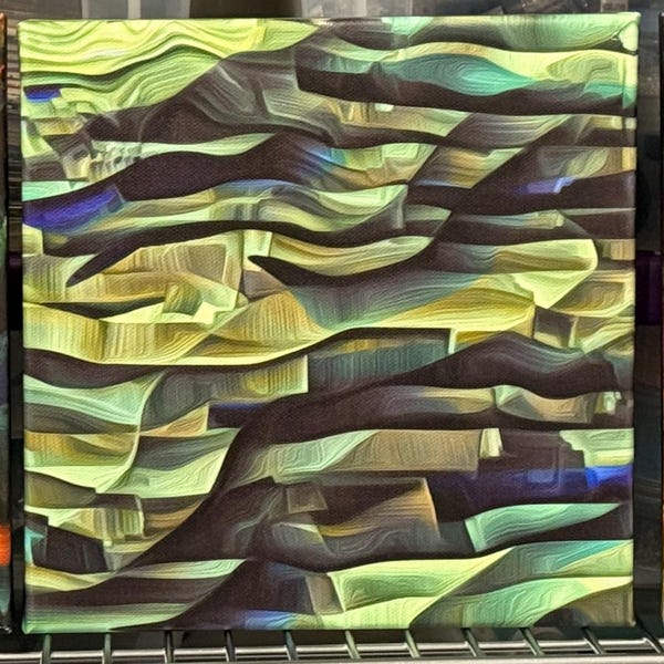 Fine Art Paper Print “jetway in Teal” | Abstract Expressionism | Modern ...