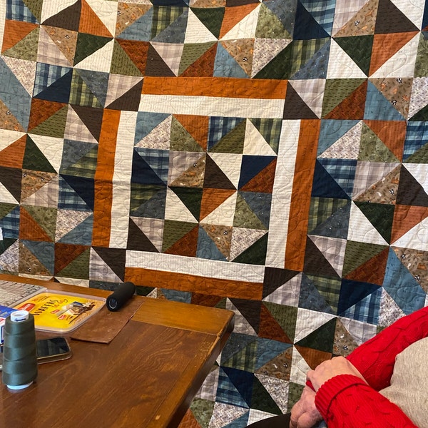 Garden Party Appliqué Quilt Pattern by Laura Heine Fiberworks Finished ...