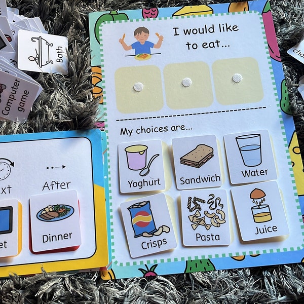 140 Food Flashcards - Autism, SEN, Now and Next, Visual Aid - Etsy