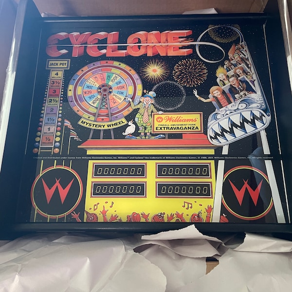 Williams Cyclone Pinball Head LED Display Light Box - Etsy