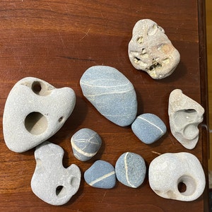 3 Wishing Stones Wish Stone New England Beach Stone One - Etsy