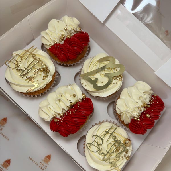 Happy Fathers Day Cupcake Cake Toppers - Dad - Daddy - Grandad ...