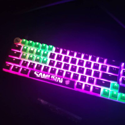 Handmade SA Profile Backlit Key Cap Hidden Fairyland Wood & Resin ...