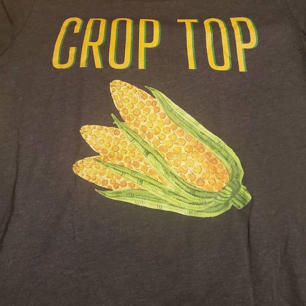 Crop Top Shirt, Crop Top Tshirt, Corn Crop Top, Farming, Midwest Shirt ...