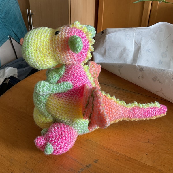 Yoki the Dragon Amigurumi Crochet Pattern - Etsy