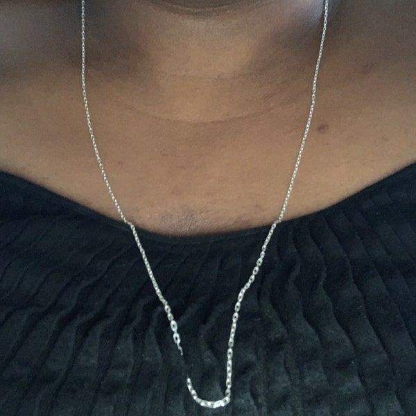 Sterling Silver Chain New Layering Silver Chains Curb-cable-wheat-box ...