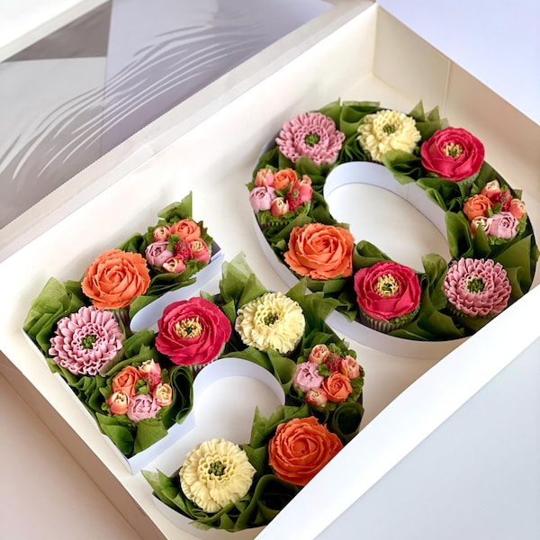 3 Cupcake Bouquet Structure Guide, Instant Download, Printable ...