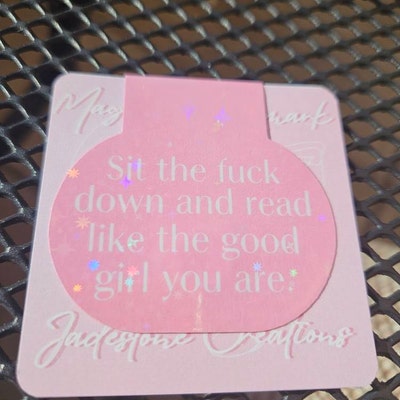 Holographic Magnetic Smut Spicy Reader Bookmark Matching Sticker ...