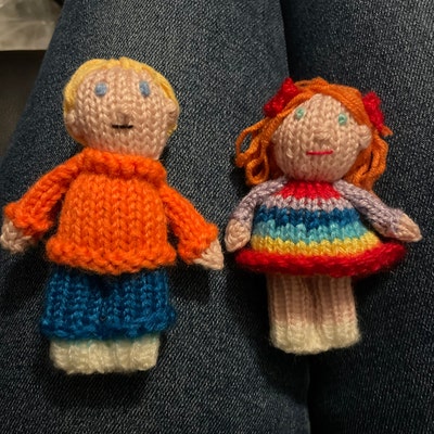 Little Belles 6 15cm Doll Knitting Pattern Toy Knitting Pattern Doll ...