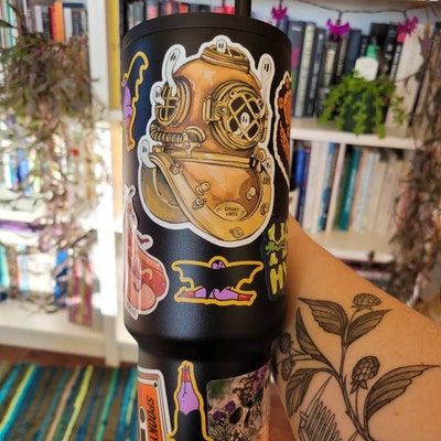 Vamp Sticker Sheet / 8 Halloween Stickers - Etsy