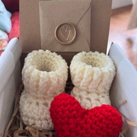 Easy Crochet Bootie Pattern, Quick, Easy Crochet Pattern, 0-3 Months, 3 ...