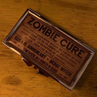 Zombie Cure, Pill Case, 7 Sections, Pill Container, 7 Day Pill Box, 7 ...
