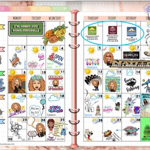 Monkey Planner Stickers Printable HAPPY PLANNER Sticker | Etsy