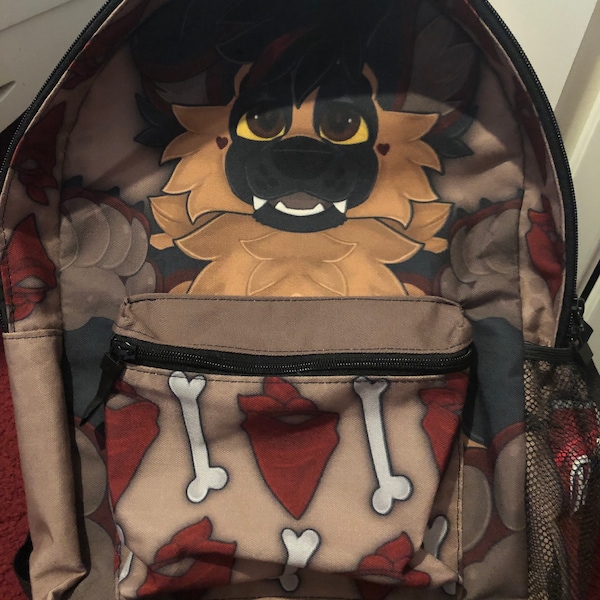 Custom Backpack Furry Fursona - Etsy