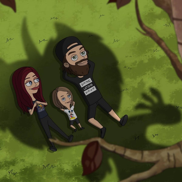 We Draw You in Your Favorite Animated TV Show Style, Custom Cartoon ...