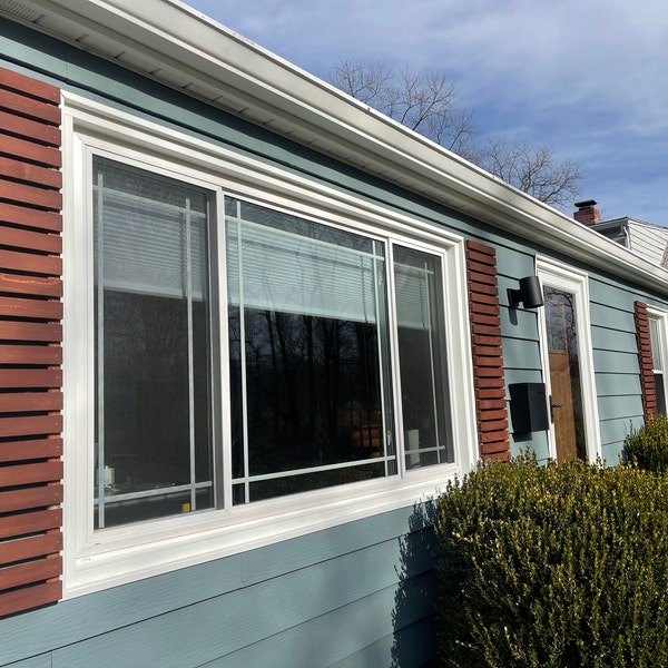 Modern House Shutters - 2” Slats - Etsy