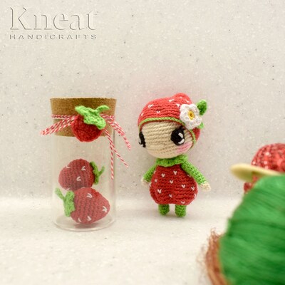 JAM BABIES SERIES: Strawberry Jam Baby crochet Pattern English Only - Etsy