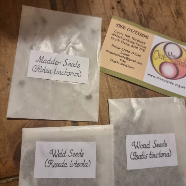 Organic Dye Plant Seeds, Woad, Madder, Weld, Dyer's Coreopsis ...